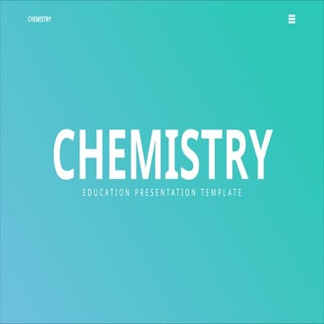 Chemistry Powerpoint Template to be utilized | PPT