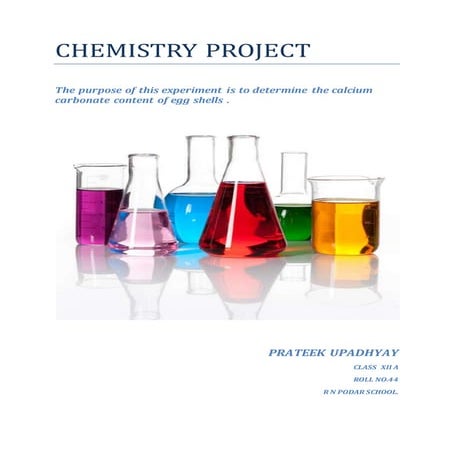 Chemistry project | DOCX