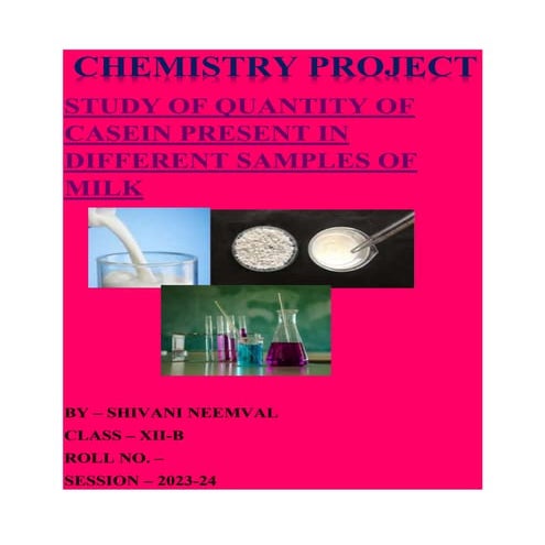 Chemistry project . docx Investigatory Project | DOCX