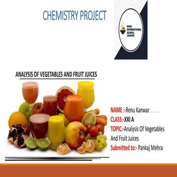 CHEMISTRY PROJECT 2.pdf it is the pfd as well | PDF