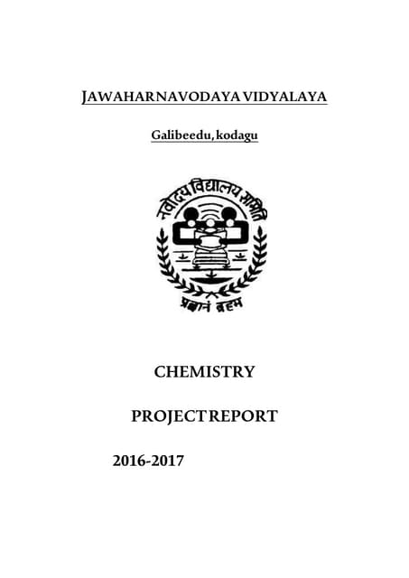 CBSE Class 12 Chemistry Investgatory Project file | PPTX