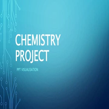 Chemistry project(art integration) | PPTX