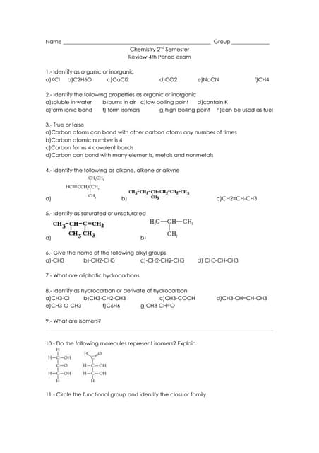Topical test chapter 3 Chemistry Form 4 | PDF