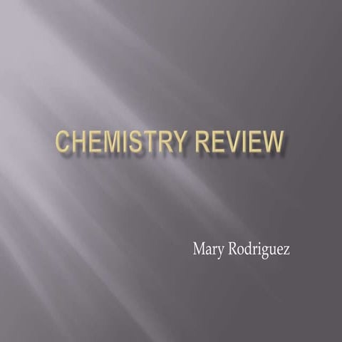 Chemistry review c1 c5 | PPT