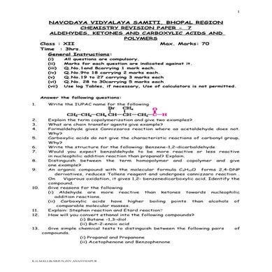 Chemistry slot test 7 | DOC