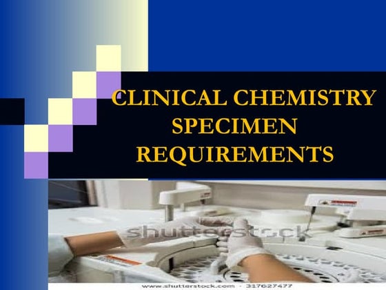 Specimen collection and handling | PPT