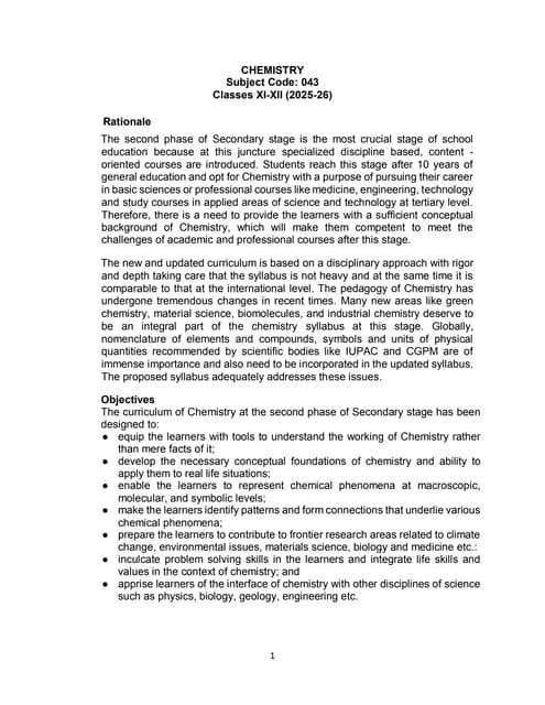 K to 12 SENIOR HIGH SCHOOL (STEM) Curriculum Guide in General Chemistry ...