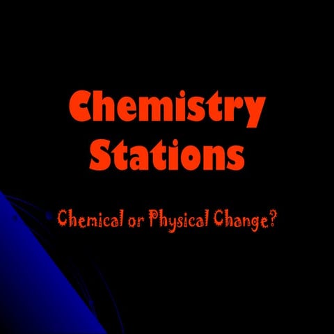 Chemistry stations 2012 | PPT