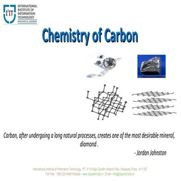 The Chemistry of Carbon | PPT