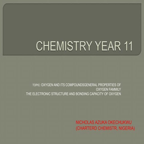 1st Lecture on Elements of groups 16, 17 & 18 | Chemistry Part I | 12th Std | PDF