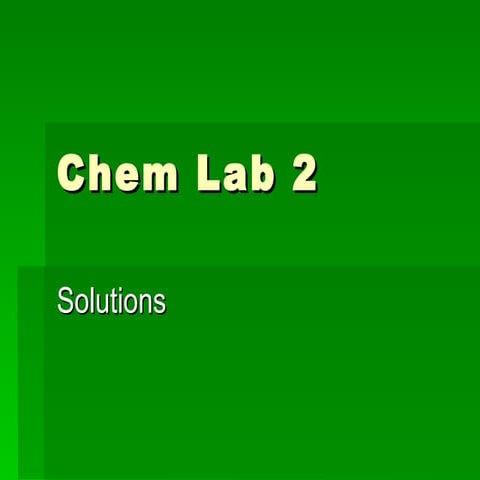 Chem Lab 2 | PPT