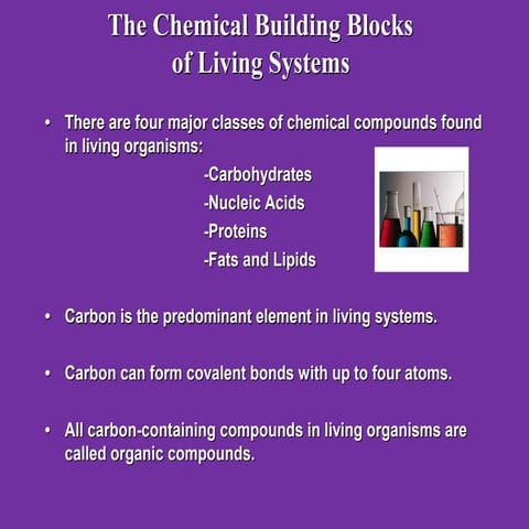 Chem of lifea | PPT | Chemistry | Science