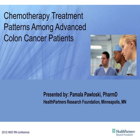 Chemotherapy Treatment Patterns Among Advanced Colon Cancer Patients ...