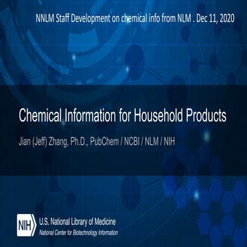Chemical Information for Household Products | PPTX
