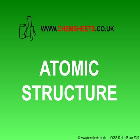 Chemsheets-GCSE-1311-Atomic-structure.pptx