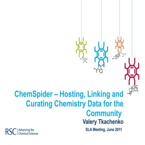 Chem spider as a chemical term resolver | PPT