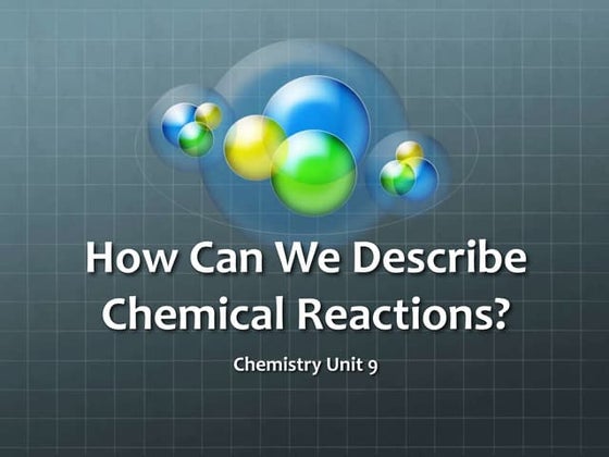 types of chemical reaction | PPT
