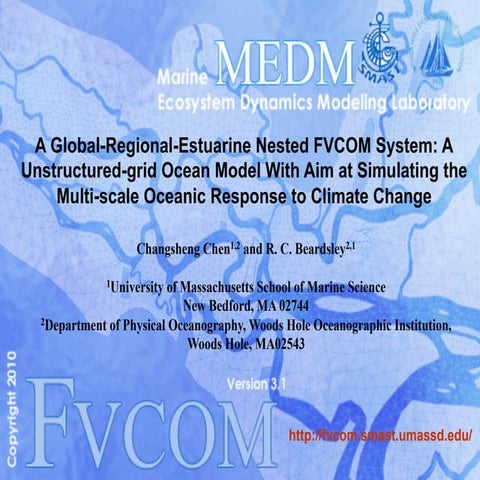 FVCOM's MAIN CHARACTERISTICS AND FEATURES | PDF