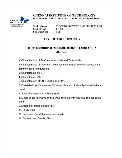 12302 Basic Electrical And Electronics Engineering | PDF