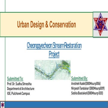 Cheonggyecheon canalCheonggyecheon canal south korea- Final (2).pptx south korea- Final (2).pptx