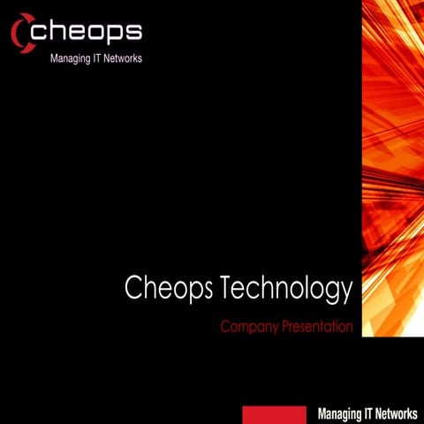 Cheops Company Presentation(200509)Eng | PPT