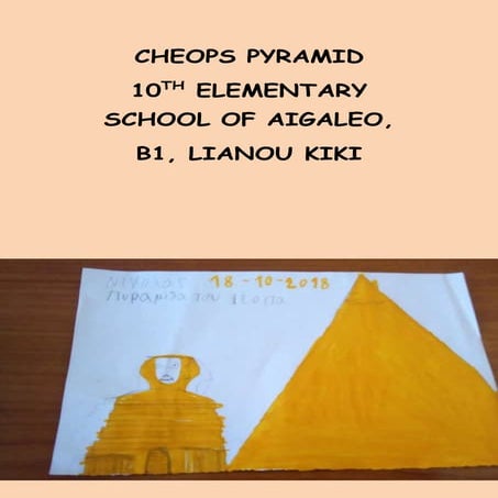Cheops pyramid | PDF