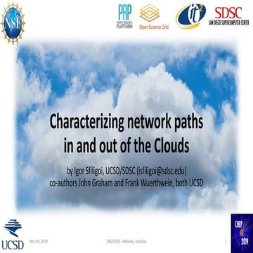 Characterizing Network Paths in and out of the Clouds | PPT