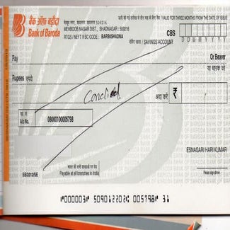 Cheque cancelled | PDF