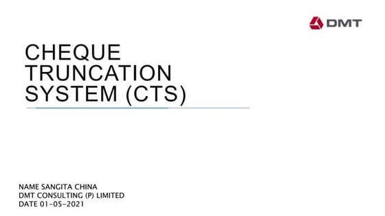 CHEQUE TRUNCATION SYSTEM.ppt