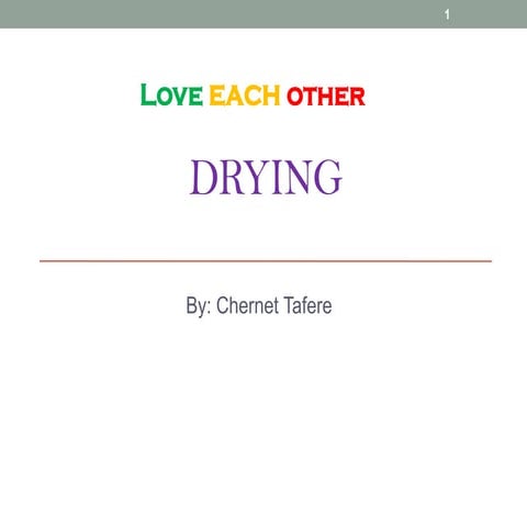 Drying- Pharmaceutical Engineering | PPT