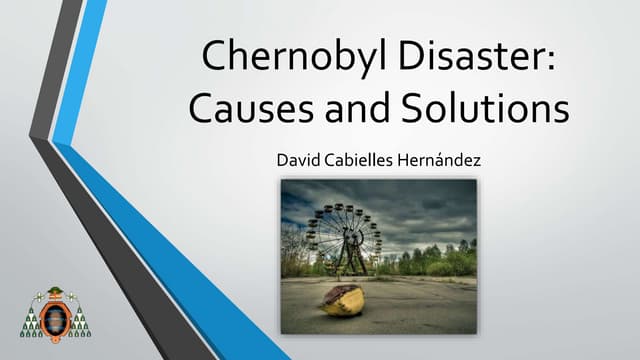 The Chernobyl Disaster | PPTX