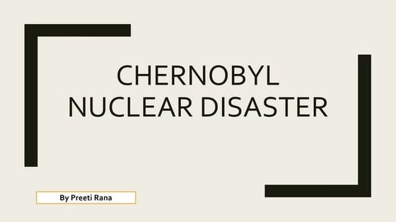 chernobyl | PPTX