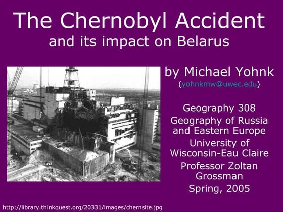Chernobyl Disaster - Causes and Solutions | PPTX | Environment | Science