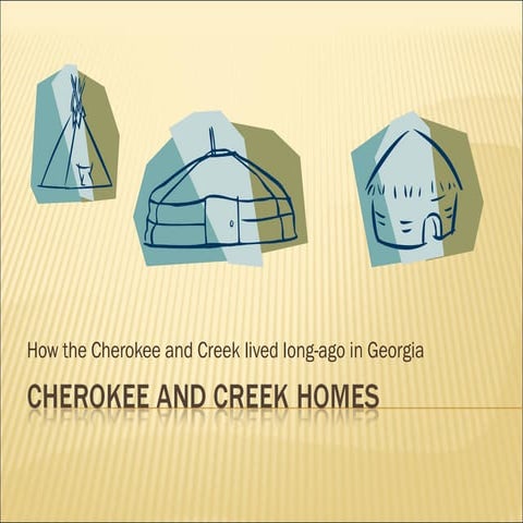 Cherokee and Creek Homes | PPT