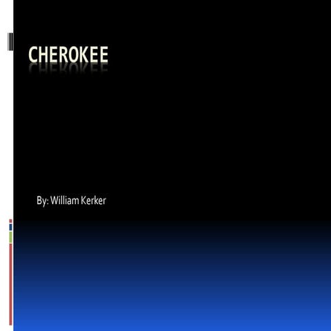Cherokee will | PPT