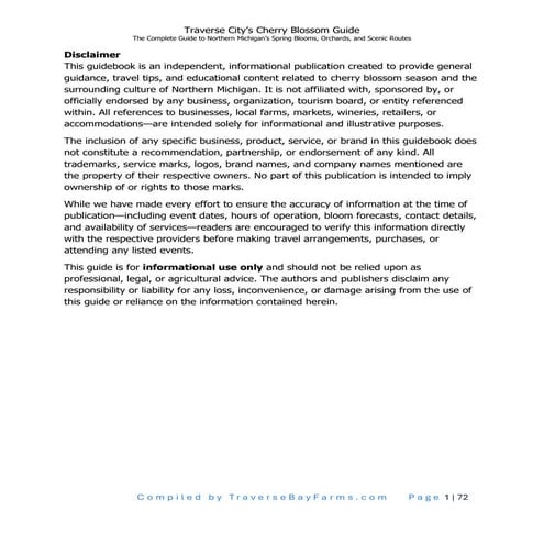 Northern Michigan Cherry Blossom Guide: Best Scenic Drives, Orchards ...