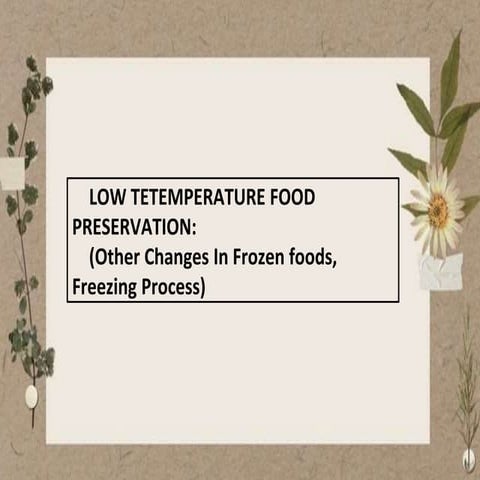 Freezing curve, freezing system & freezing time | PPTX