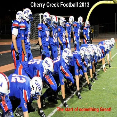 Cherry Creek High School Varsity Football 2013 season | PPTX