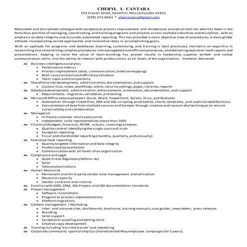 Cheryl Cantara Resume | DOCX