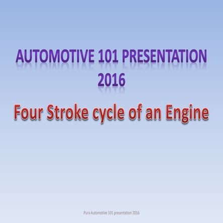 automotive 101 presentation | PDF