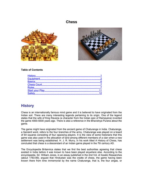 Chess | PPTX