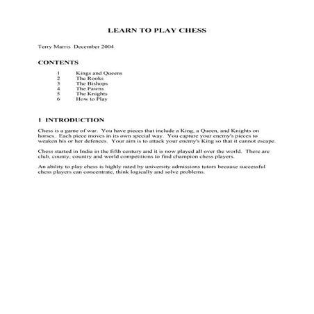 Uil chess puzzles (Practice Test) | PPTX