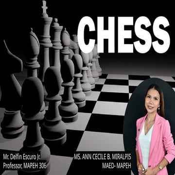 how to play chess and some of its mechanics | PPTX