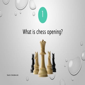 Chess openings slide 1 | PPTX | Board Games and Puzzles | Games and Puzzles