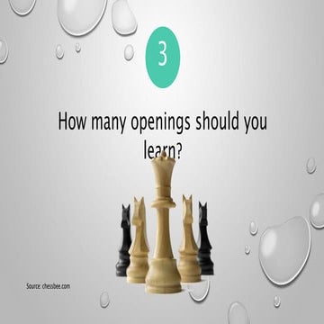 Chess openings slide 3 | PPTX