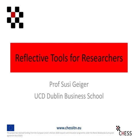 Reflective Tools for Researchers | PPT