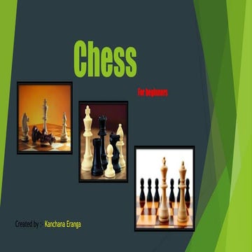 Chess presentation part 1 for beginners | PPSX