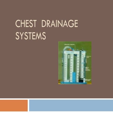 Chest Drainage | PPT