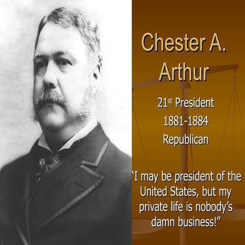 Chester A Arthur | PPT
