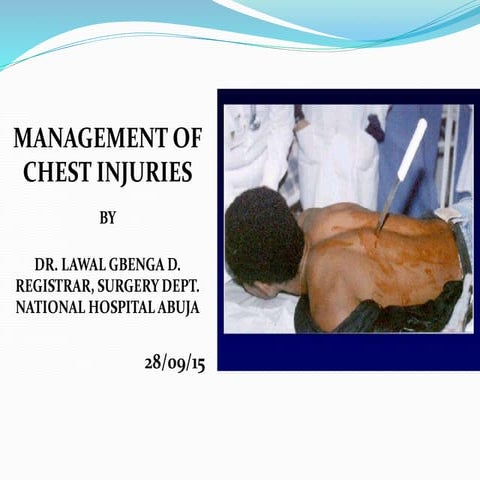 Chest injuries | PPTX